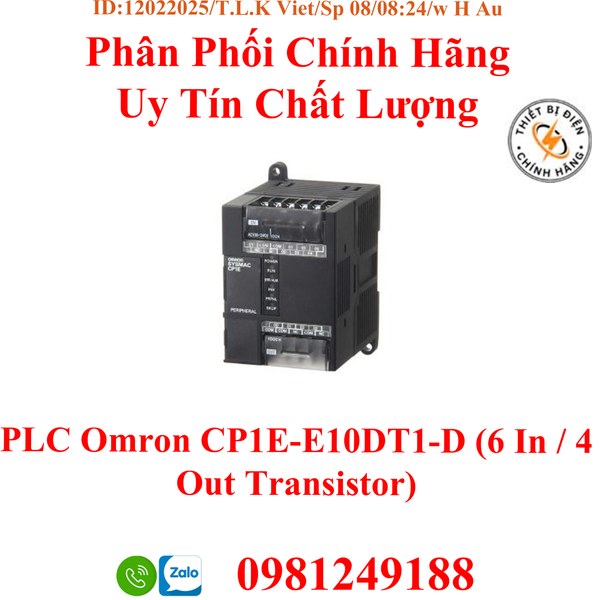 PLC Omron CP1E-E10DT1-D (6 In / 4 Out Transistor) – thietbidienchinhhang