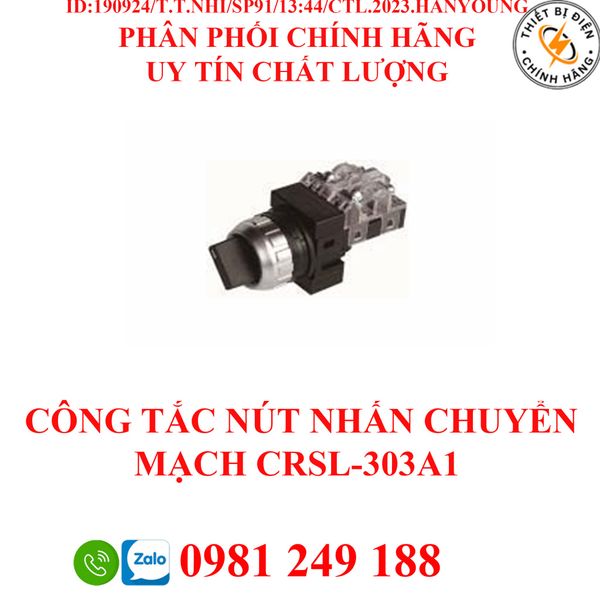 CÔNG TẮC NÚT NHẤN CHUYỂN MẠCH CRSL-303A1 – thietbidienchinhhang