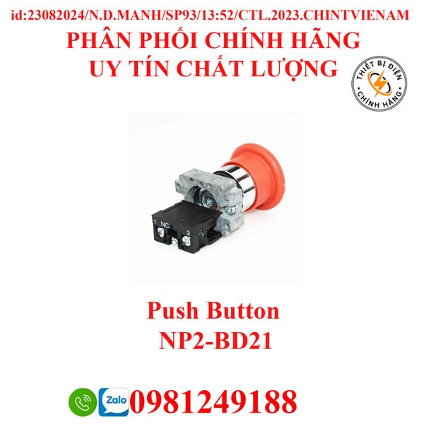 Push Button NP2-BD21 – thietbidienchinhhang