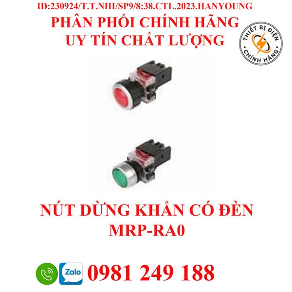 NÚT DỪNG KHẨN CÓ ĐÈN MRP-RA0 – thietbidienchinhhang