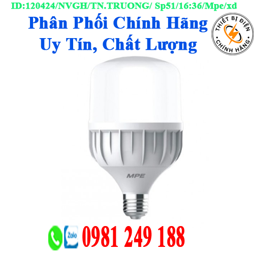 ĐÈN LED BULB 40W MPE LBD-40T – thietbidienchinhhang