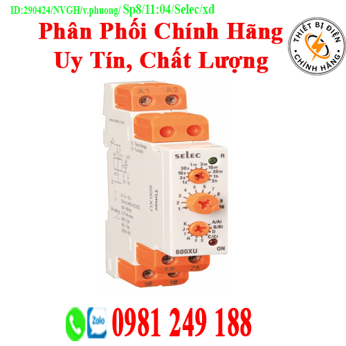 Timer On Delay Selec 600xu Thietbidienchinhhang