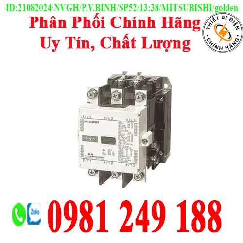 Contactor Mitsubishi SD-N150 150A 75kW DC24V 3P – thietbidienchinhhang