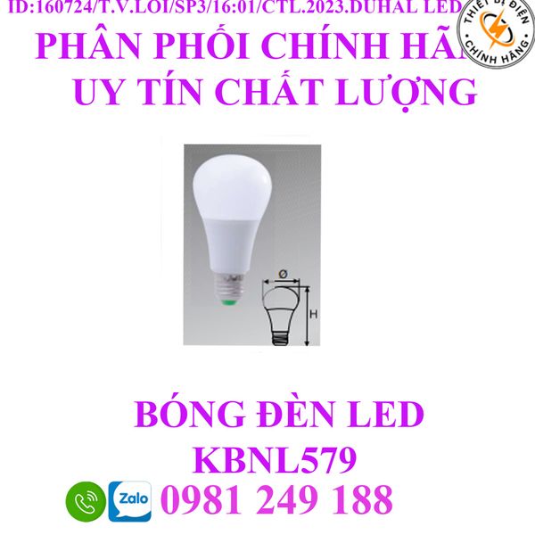 KBNL579 – thietbidienchinhhang