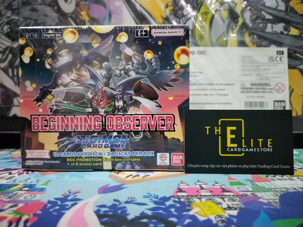 Digimon Card Game Booster Box: Beginning Observer [BT16] - Hộp 24 Pack – The Elite Card Game Store
