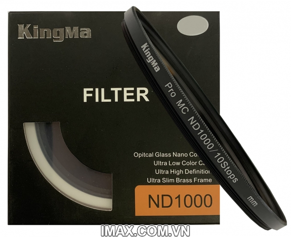Kính lọc Kingma Pro MC ND1000 77mm, Giảm 10 Stop – iMax.com.vn