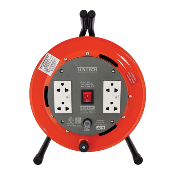 Ổ Cắm Kéo Dài Suntech Chuyên Dụng AD1010 dài 10M chính hãng – CHẤN VŨ