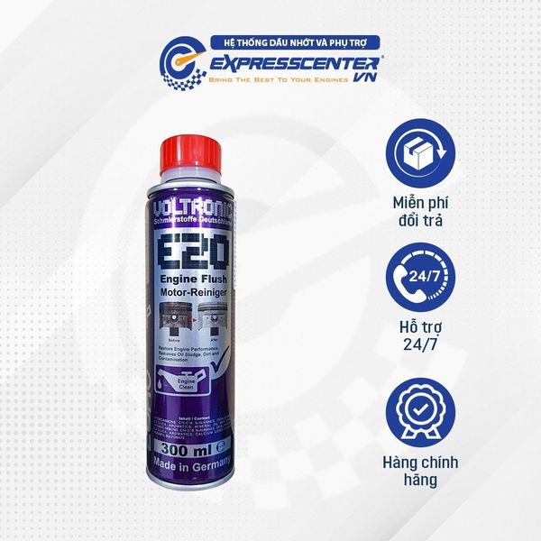 Súc Động Cơ Voltronic E20 Engine Flush 300ml – expresscenterstore