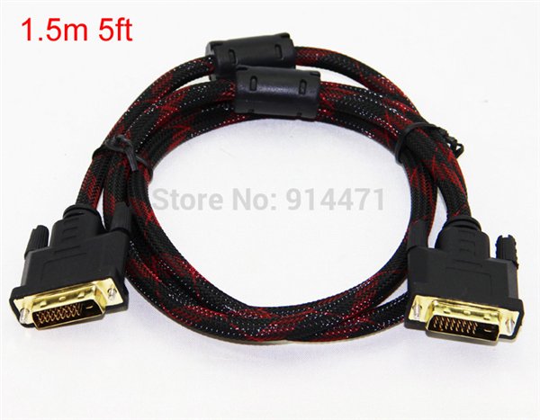 Cáp DVI 1,5m vi tính Hoàng Phong - Máy Tính, Máy In, Mực in, Camera, phụ kiện