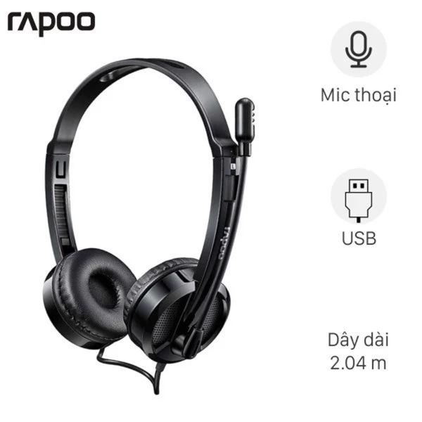 Tai nghe Rapoo H120 vi tính Hoàng Phong - Máy Tính, Máy In, Mực in, Camera, phụ kiện
