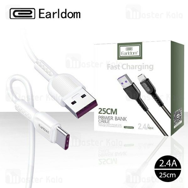 Cáp sạc Type C Earldom 25cm EC 085C Hoàng Phong - Máy Tính, Máy In, Mực in, Camera, phụ kiện Giá Tốt