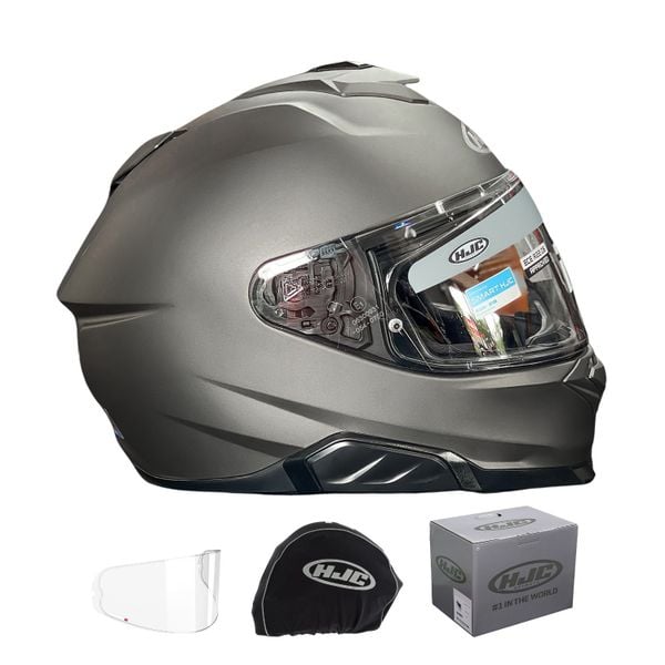 Mũ Bảo Hiểm Fullface HJC i71 Solid Semi Flat Titanium – FMG Mobility