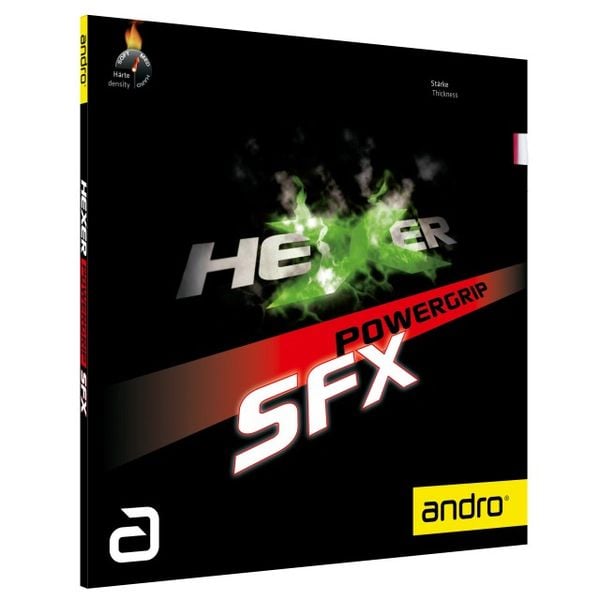 Mặt vợt Andro Hexer PowerGrip SFX – Nhân Fanciko