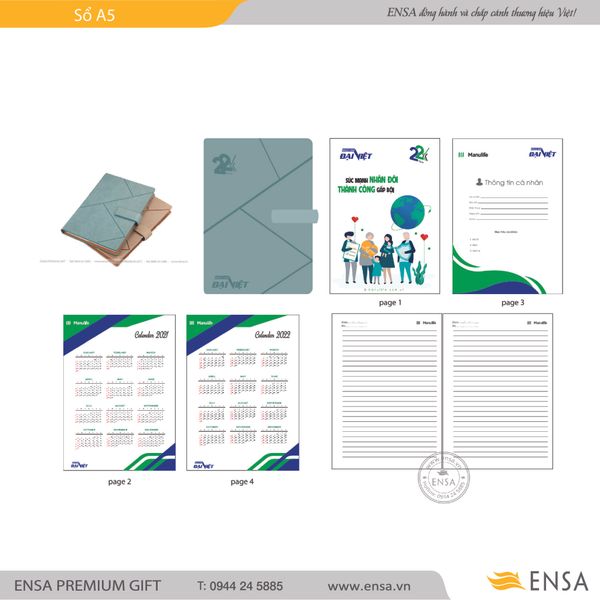 SỔ DÁN BÌA DA 19 (MANULIFE ĐẠI VIỆT) – ensa