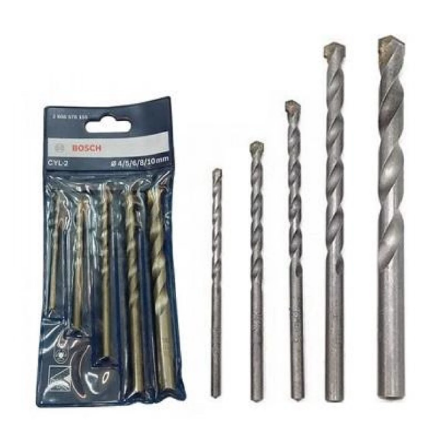 Bộ Mũi Khoan Tường Chuôi Kẹp Bosch Concrete 456810 2608578155