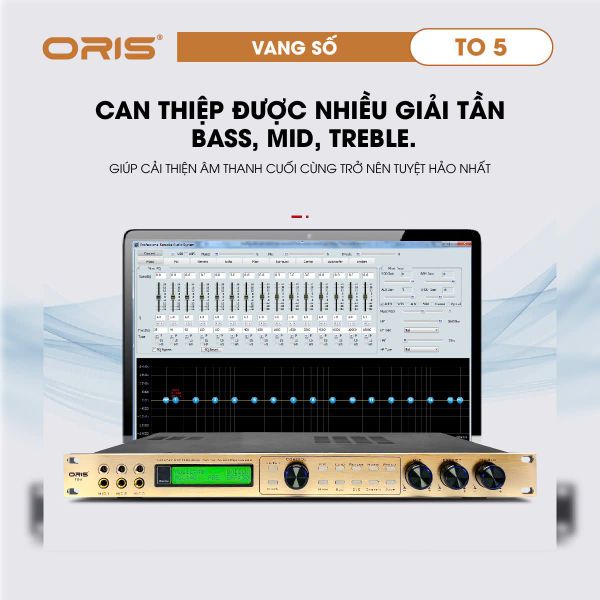 Vang số cao cấp chính hãng Oris TO 5, chống hú chống rít tốt, điều chỉ – Showroom Thanh Hà Audio