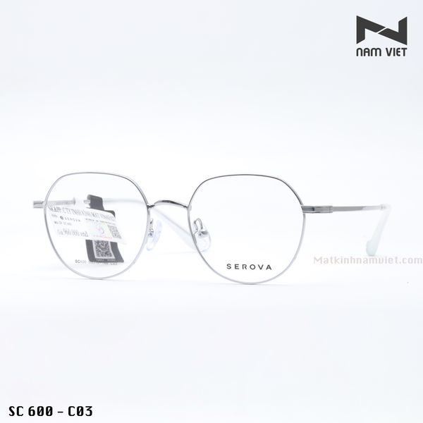 Gọng Kính Tròn Thời Trang SEROVA Eyewear Glasses SC-600 Cao Cấp – Mắt Kính Nam Việt