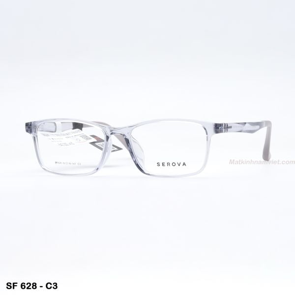 Gọng Kính Vuông Thời Trang SEROVA Eyewear Glasses SF-628 Chính Hãng – Mắt Kính Nam Việt