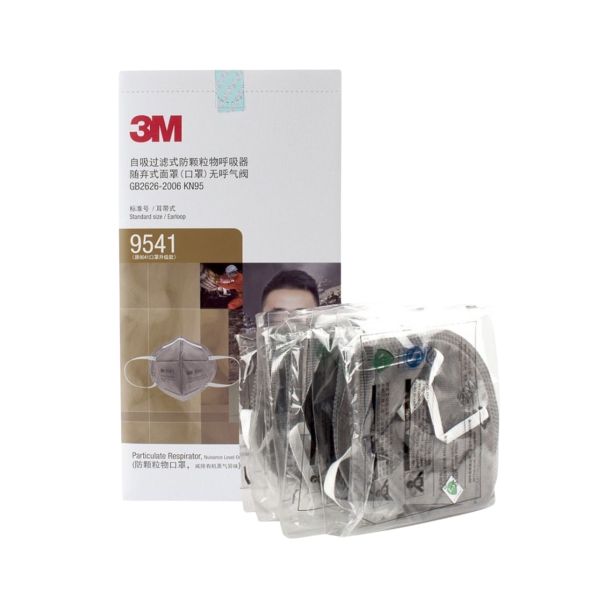 Khẩu Trang 3M 9541 KN95 Bảo Vệ 4 Lớp