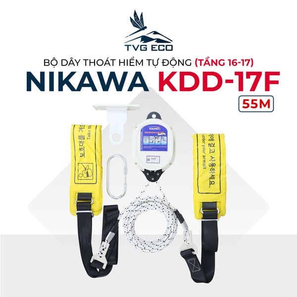 Bộ dây thoát hiểm tự động Hafico Nikawa KDD-17F (tầng 16-17) – ecotvg