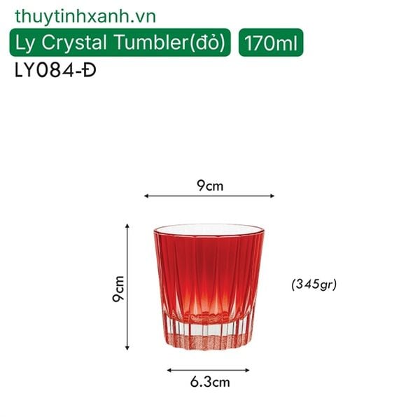 Ly Crystal Tumbler – Thủy Tinh Xanh