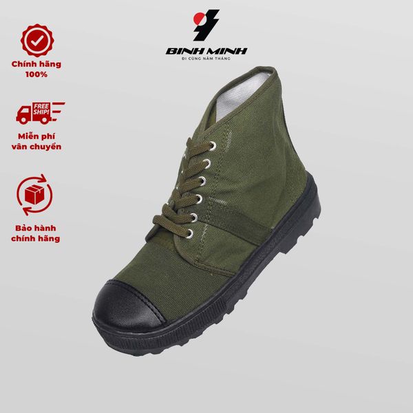 Giày Bộ Đội cao cổ Bình Minh – Giay Binh Minh