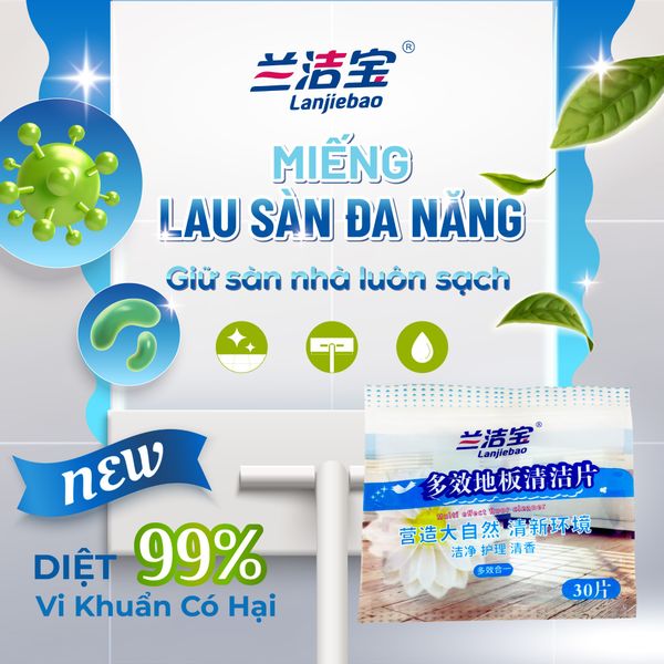 Miếng lau sàn (30 tờ/hộp) - HH06 – Amostore