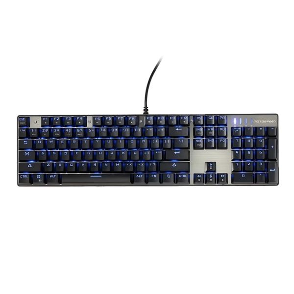 Bàn phím cơ Motospeed CK104 RGB Gaming Blue Switch LED 104 phím – SLINE
