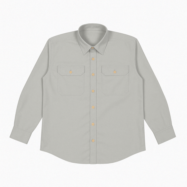 Áo sơ mi Chambray màu Be – dework