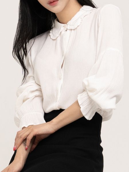 Áo sơmi nữ Ruffle Blouse A A2-015 – NARCIS