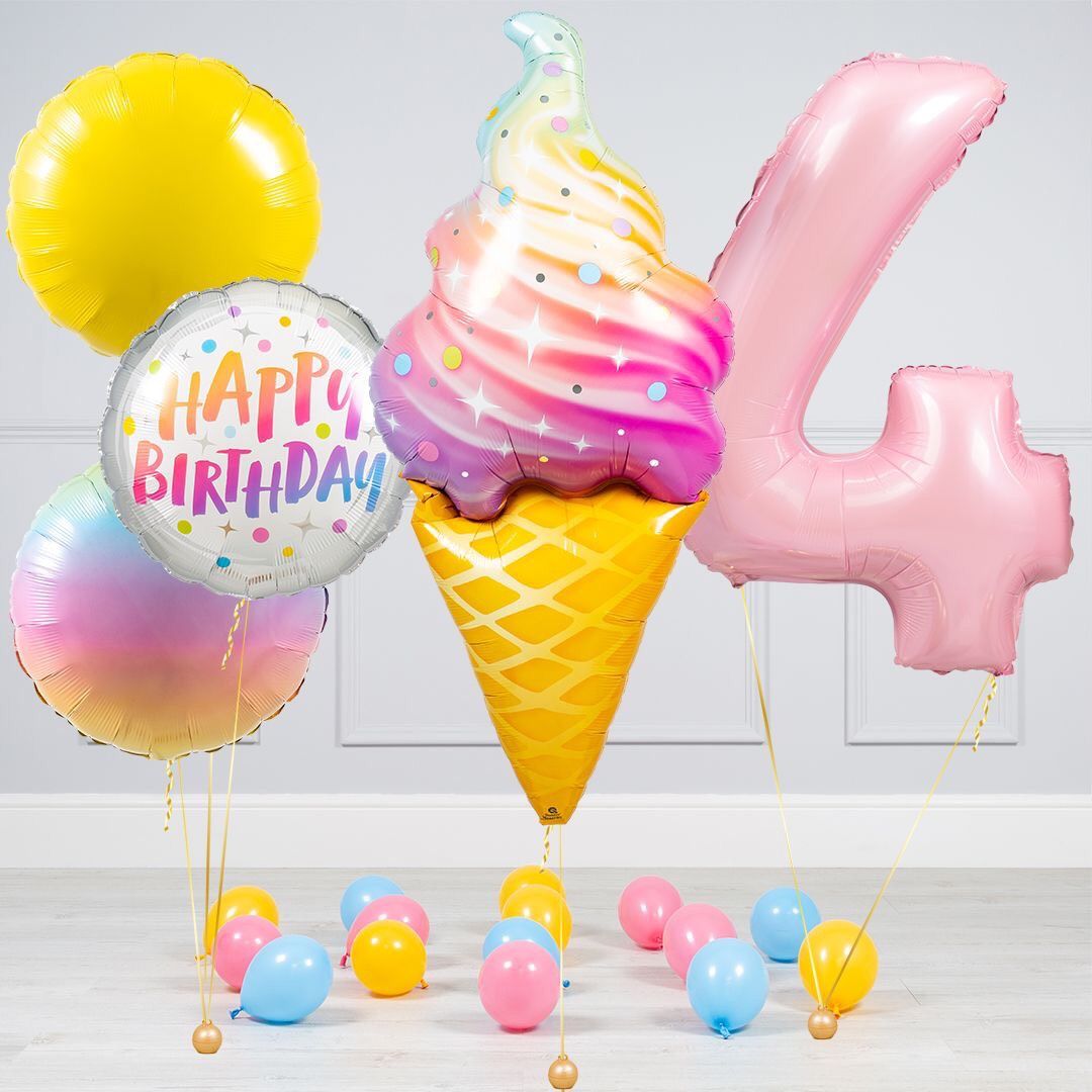 Bộ bóng bay hình ly kem helium balloon set tcd 39 – Party Vui