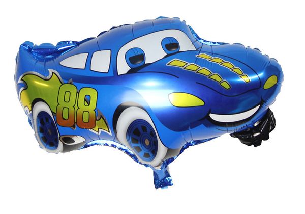 Blue car foil balloon – Party Vui