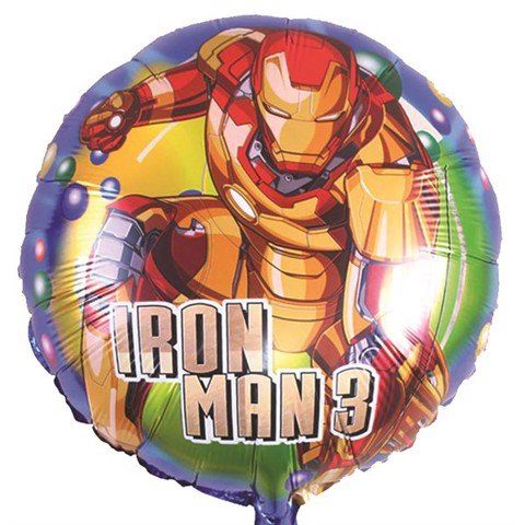 Bong bóng hình Iron Man 3 tròn – Party Vui
