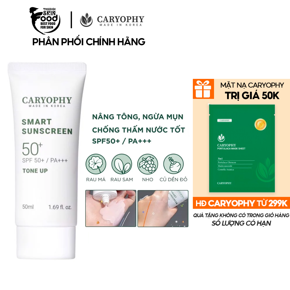 Kem Chống Nắng Thông Minh Caryophy Smart Sunscreen SPF50+/PA+++ 50ml ...