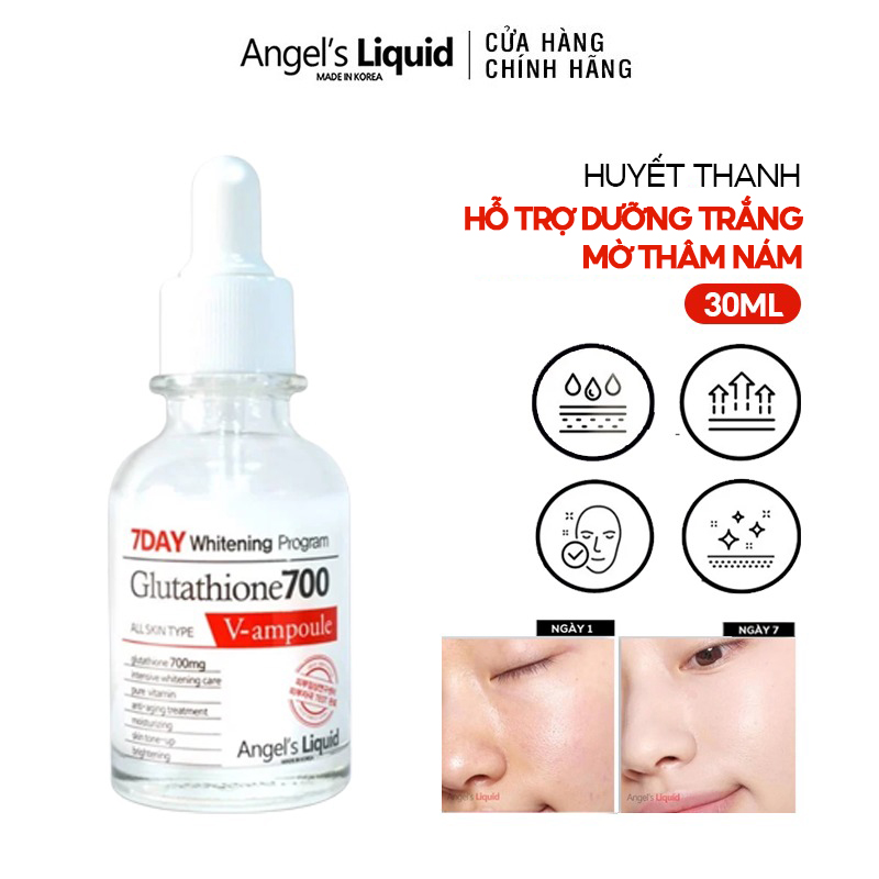 Serum Angel's Liquid Huyết Thanh Hỗ Trợ Dưỡng Trắng Da, Làm Mờ Thâm ...