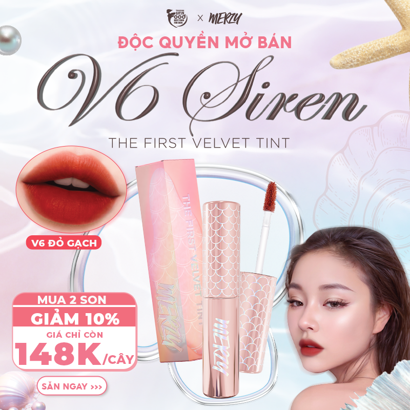 Son Merzy V6 Limited Holiday Phiên Bản Tự Thắt Nơ – THẾ GIỚI SKINFOOD