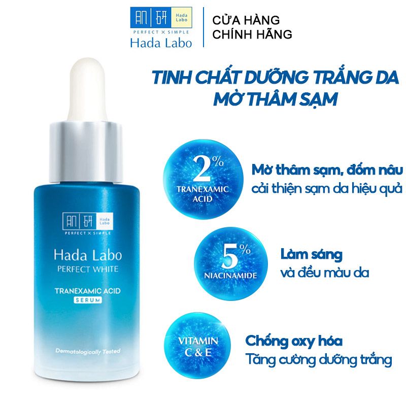 Tinh Chất Dưỡng Trắng Hada Labo Perfect White Tranexamic Acid Serum ...