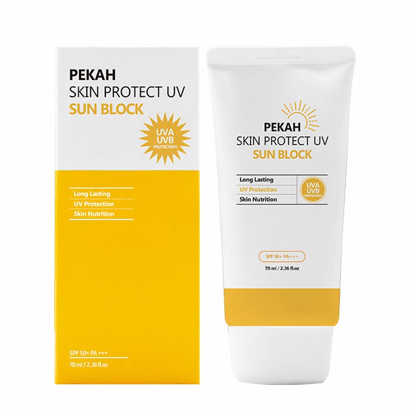 Kem Chống Nắng Nâng Tone Tự Nhiên Pekah Skin Protect UV Sunblock 70ml – THẾ GIỚI SKINFOOD