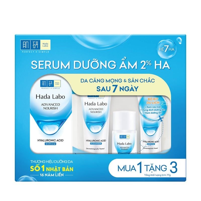Serum HadaLabo Cấp Ẩm Hỗ Trợ Phục Hồi Advanced Nourish Hyaluronic Acid ...