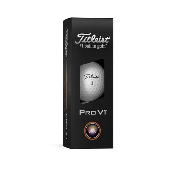 Bóng golf Pro V1 2025 White hộp 12 bóng| Titleist | MuaBanGolf.com