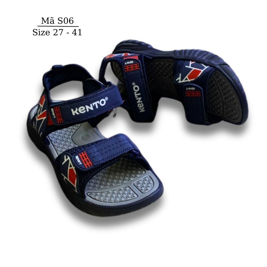 Dép sandal KENTO cho bé trai 3 - 15 tuổi dáng thể thao khỏe khoắn năng ...