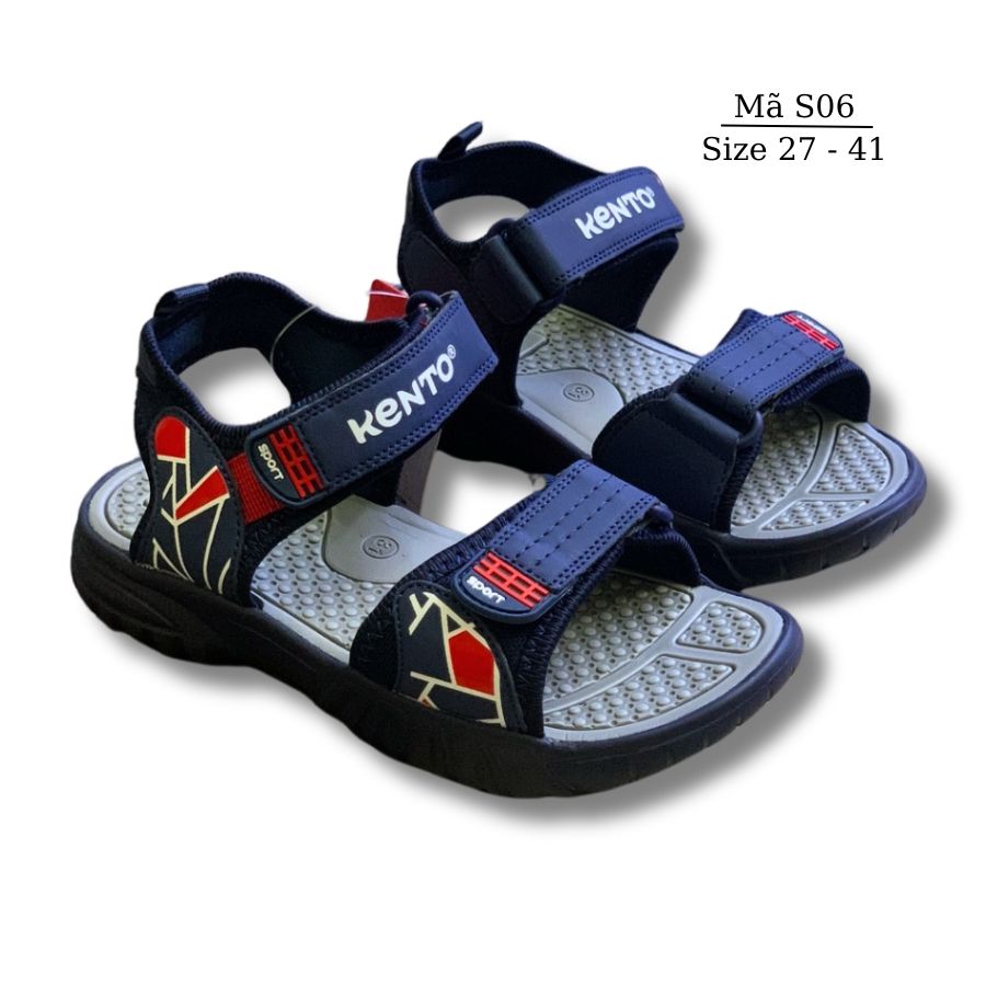 Dép sandal KENTO cho bé trai 3 - 15 tuổi dáng thể thao khỏe khoắn năng ...