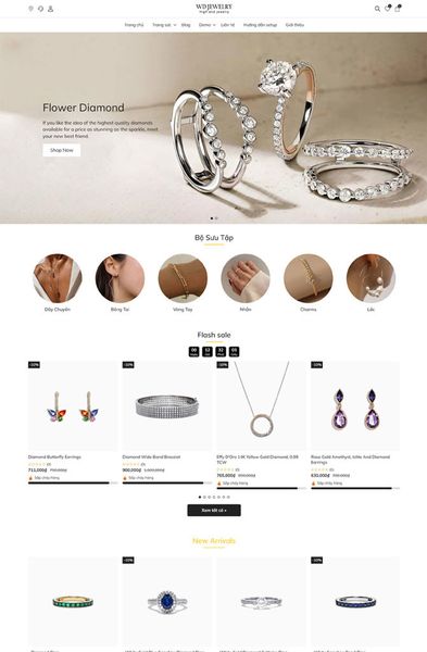 Mỹ phẩm - Làm đẹp - WD Jewelry | Themes Store Haravan