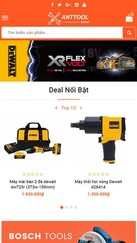 Siêu thị - Nhiều mặt hàng - Ant Tools | Themes Store Haravan