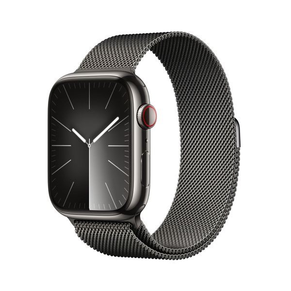 Apple Watch Series 9 GPS + Cellular 45mm Graphite Stainless Steel Case ...