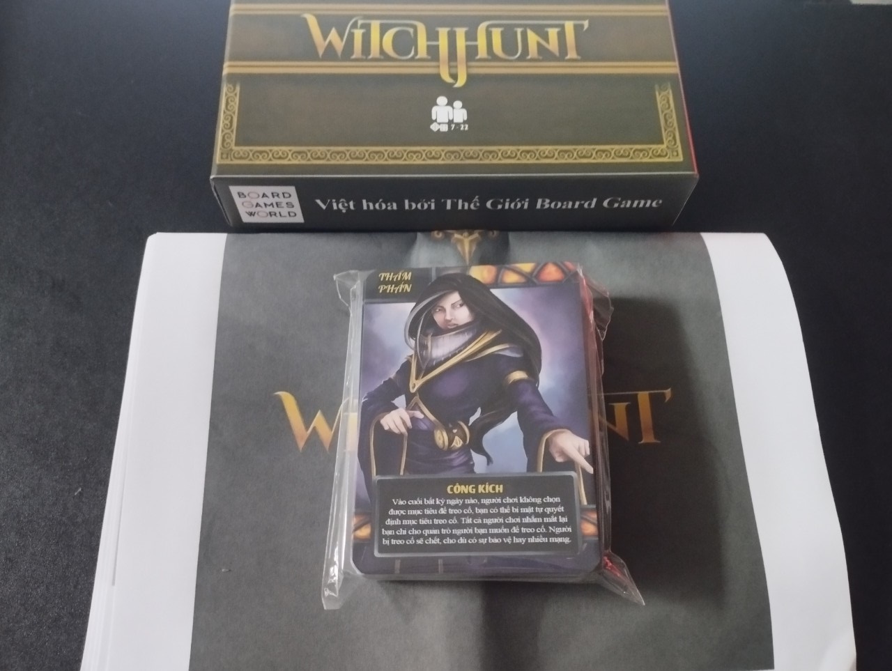 WITCH HUNT - SĂN PHÙ THỦY - TRÒ CHƠI NHẬP VAI - SUY LUẬN - HỘI NHÓM - – Thế Giới Board Game