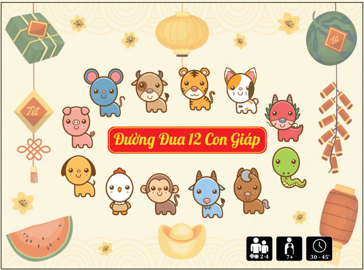 Đường Đua 12 Con Giáp - Trò Chơi Đua Con Giáp - Trò Chơi Giành Cho Dịp ...