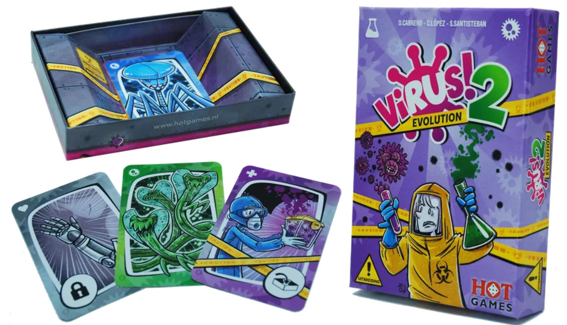 Virus 1 và Virus 2 Evolution - Trò Chơi Board Game - Điều Chế Thuốc Ch ...