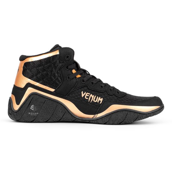 Giày Venum Elite Wrestling Shoes - Black/Bronze | Saigon Sport