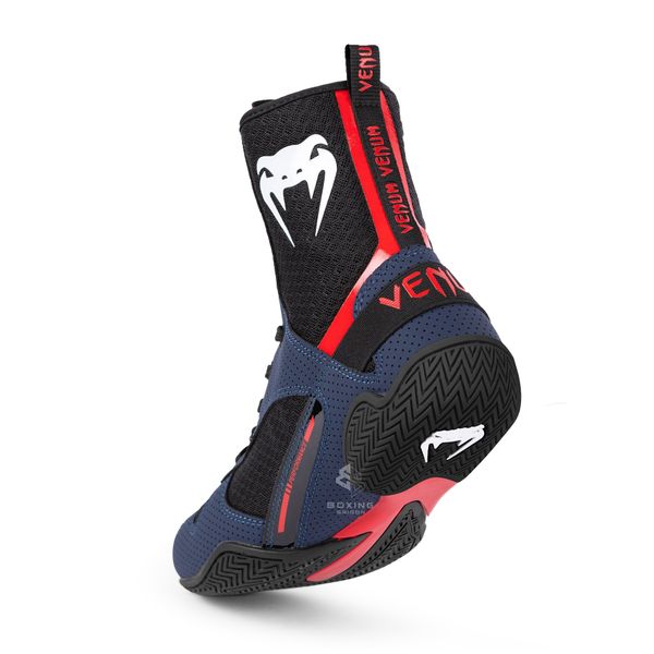 Giày Venum Elite Boxing Shoes - Navy/Black/Red | Saigon Sport
